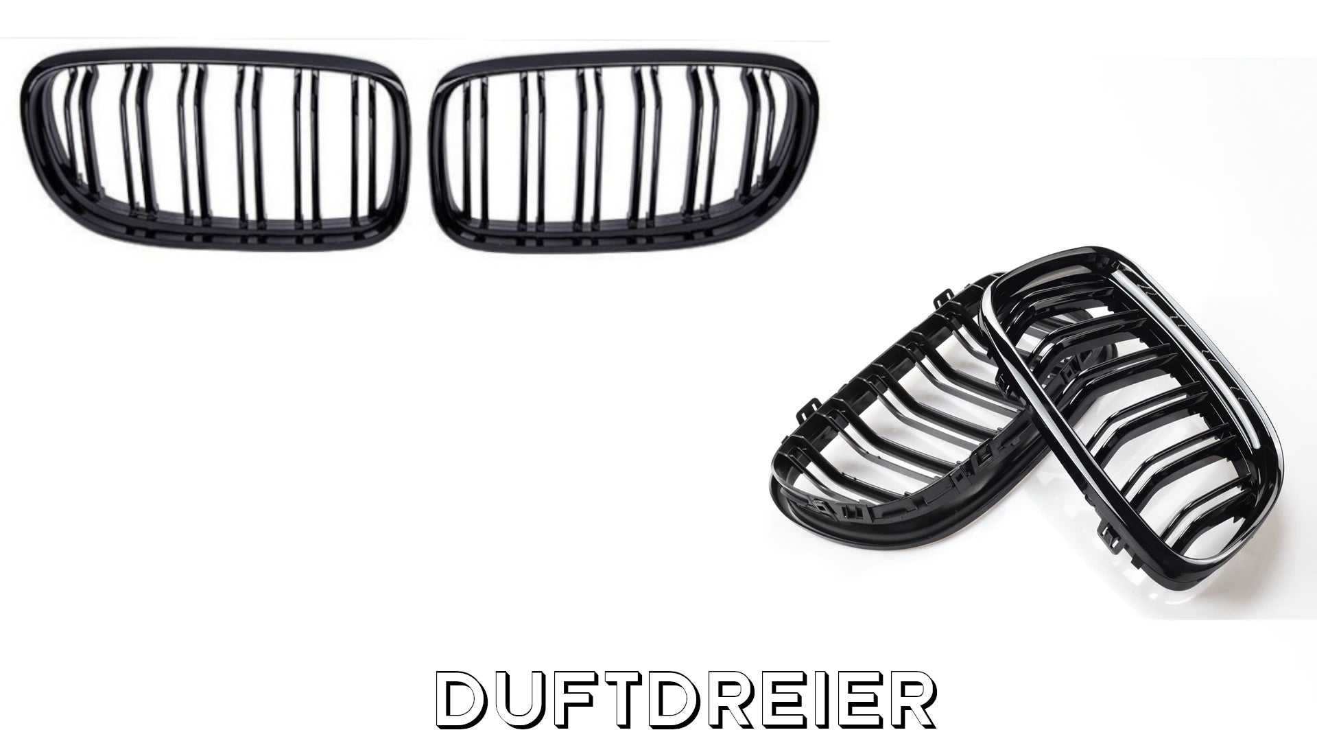 Schwarze Nieren für BMW E90/E91 I DuftDreier